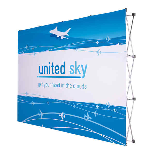 Portable Exhibition Booth - 3X3 3X4 POP up Fabric Banner