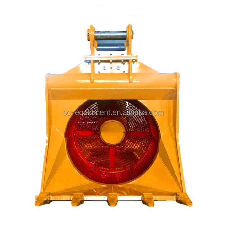 Hydraulic Rotary Screening Bucket for Rotary Skeleton Excavator Bucket ...