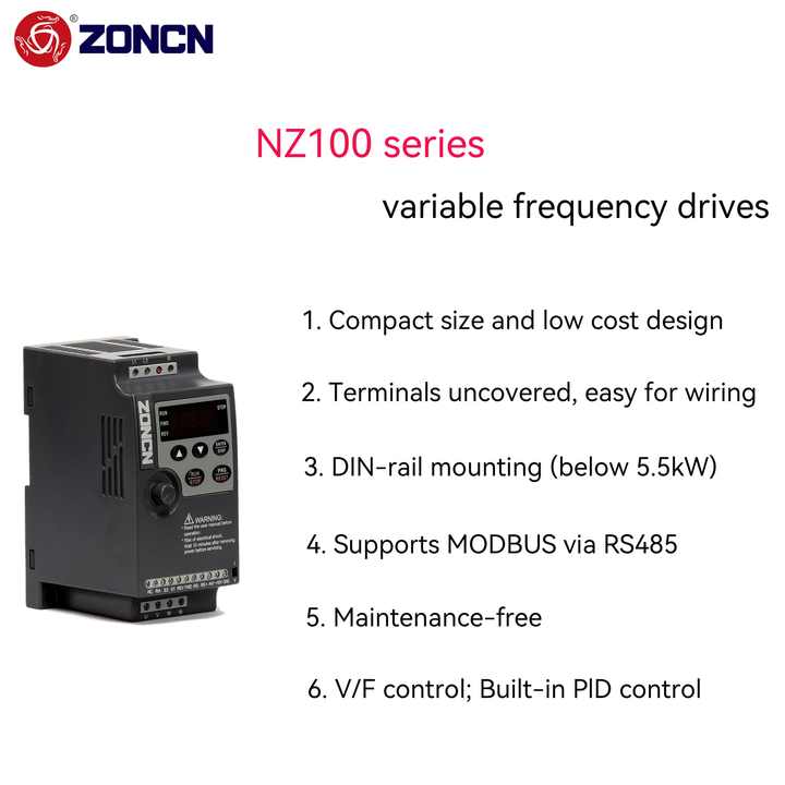 1.5KW 2.2KW 3.7KW Variable Frequency Drives Inverter Vfd Motor Speed ...