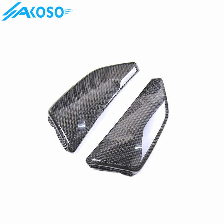 AKOSO Real Dry Carbon Fiber Motorcycle Gas Fuel Tank Panels