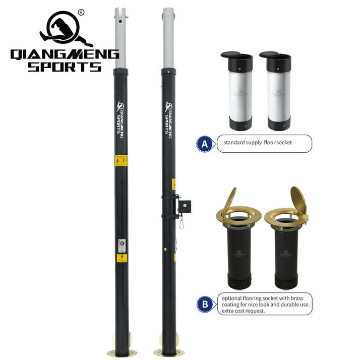 Volleyball Poles - Adjustable, Easy to Install Sports Equipment