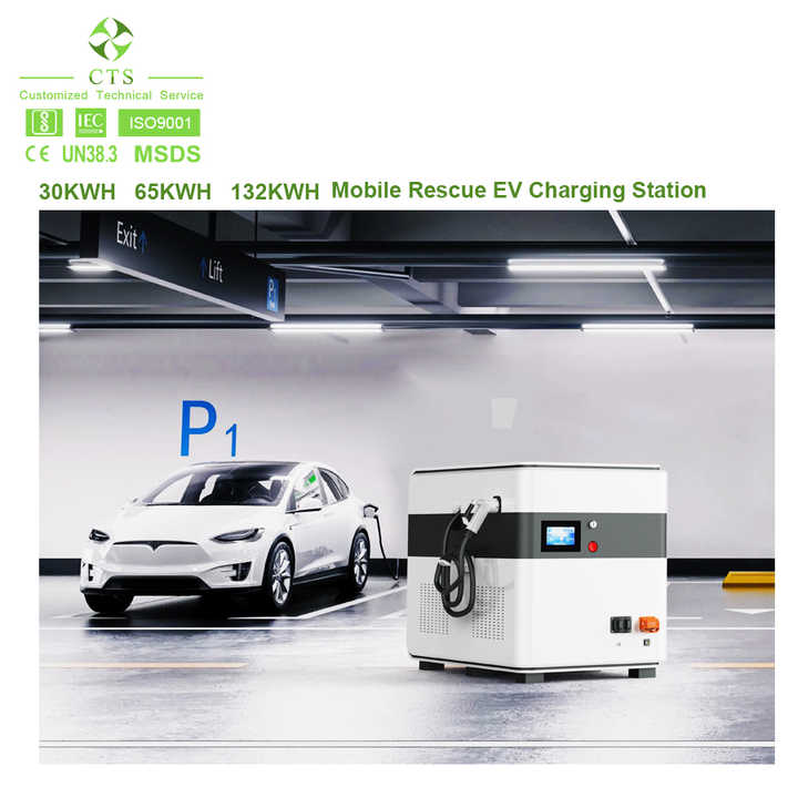 HV Energy Storage Charge Battery - 132kwh Mobile EV Station