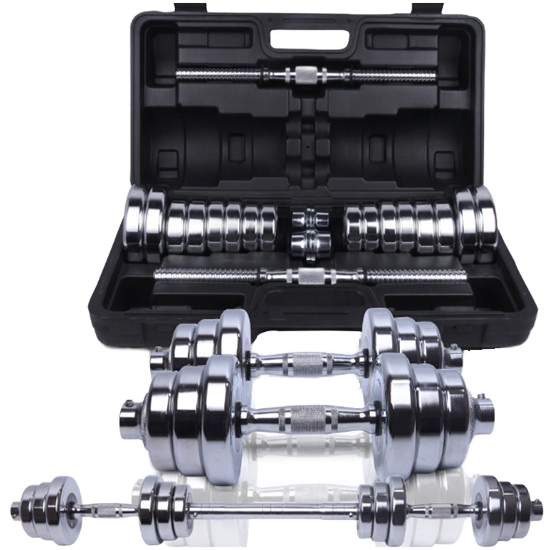 50kg Adjustable Iron Dumbbell Set for Home Use Weightlifting Fitness ...