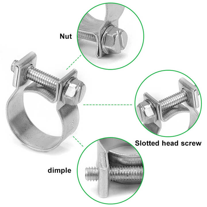 Custom High Hardness Worm Drive Stainless Steel Galvanized Iron ...