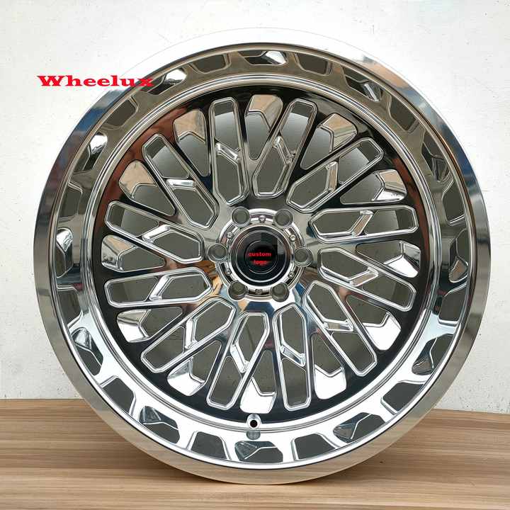 Gloss Black Off-Road 20 22 24 26 30 Inch Forged Alloy Wheel Rims ...