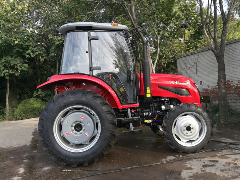 Agricultural Machinery LT904 90HP 4x4 Agricultural Farm Tractor with Attachments Hot Sale ...