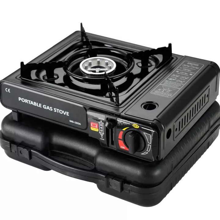 Portable Gas Powered Stove Burner – Stainless Steel Butane Cooker for ...