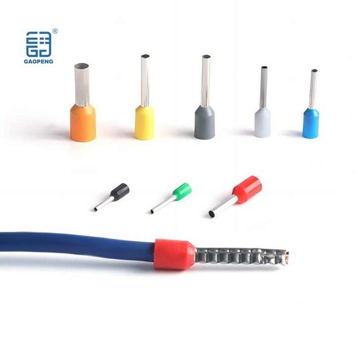 Sleeve Copper Tube Insulated Ferrule Terminal Crimping Wire Bootlace Ferrules Connector Pin ...