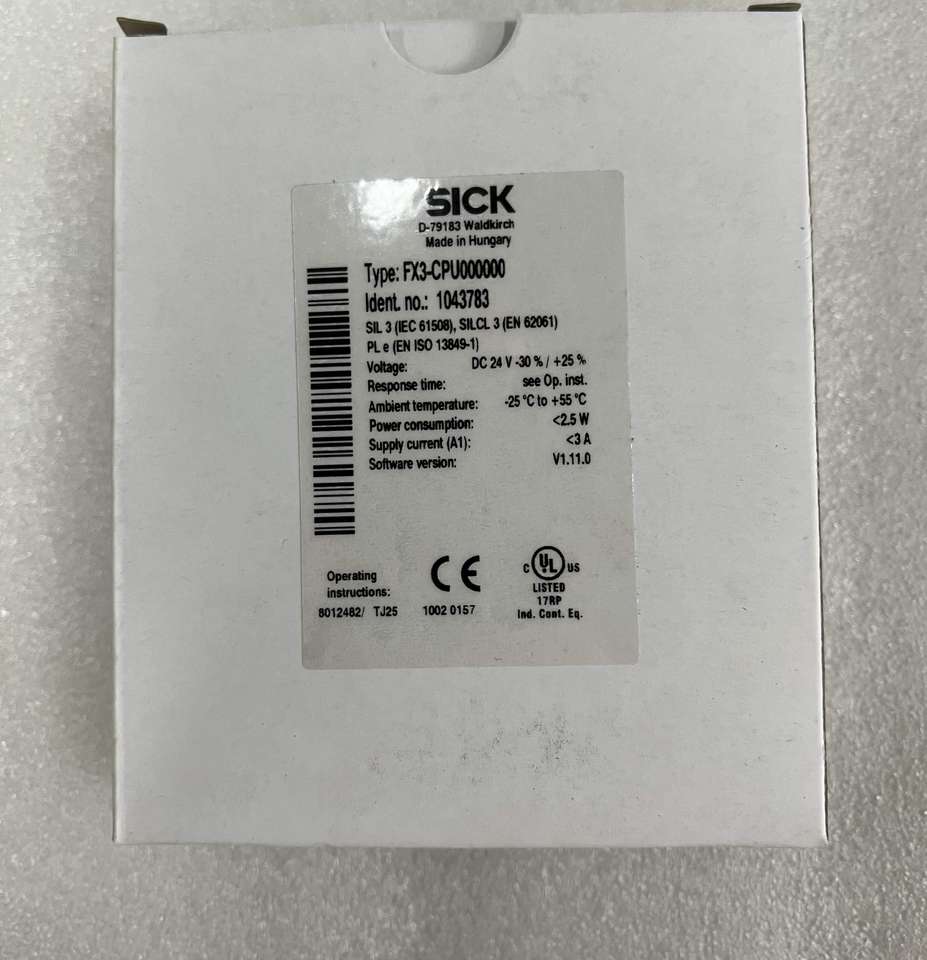 SICK Safety Controller CPU Module FX3-CPU000000| Alibaba.com