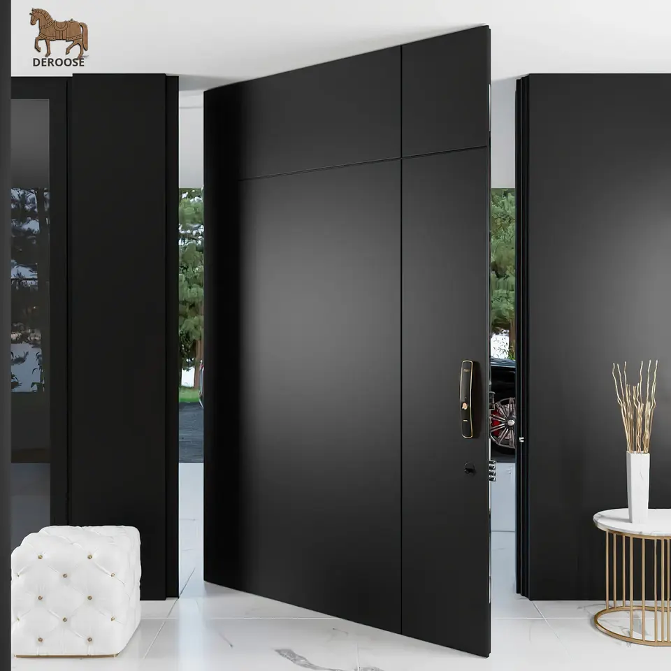 Villa Gate Double-Door Explosion-Proof Cast Aluminum Postmodern Design ...
