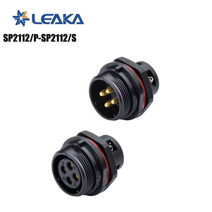 Industrial SP2110 S Series Cable Connector Female Threaded 2 3 4 5 7 9 12-Pin Weipu Plug IP68 ...