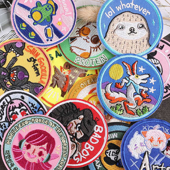 Factory Custom Brand Logo Patches Hat Clothing 3D Embroidery Patches ...