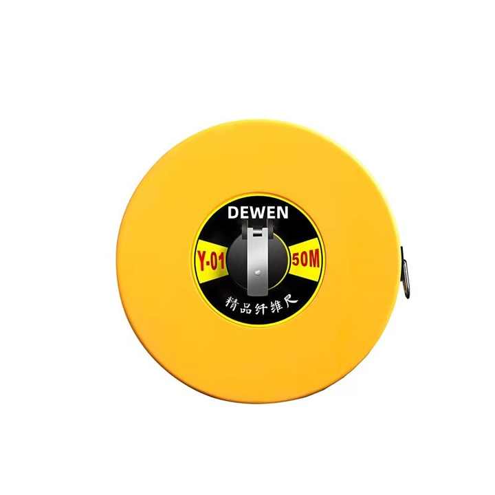 DEWEN Compact Fiberglass Tape Measure with Anti-Slip Grip and High ...