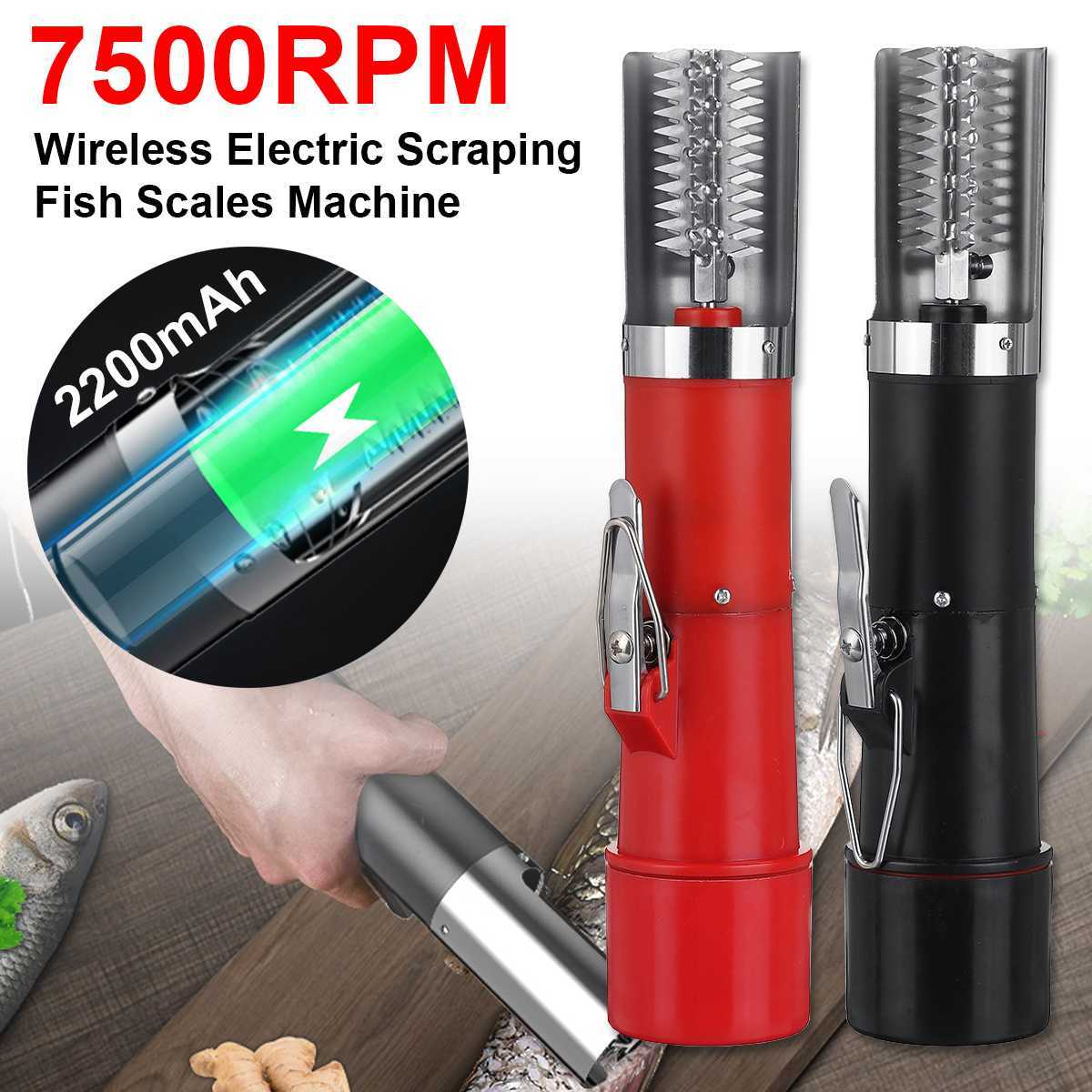 Fish Cleaning Kitchen Accessories Tools Electric Fish Scale Machine ...