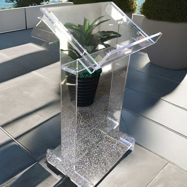Jihong Custom Modern Acrylic Pulpits for Churches & More