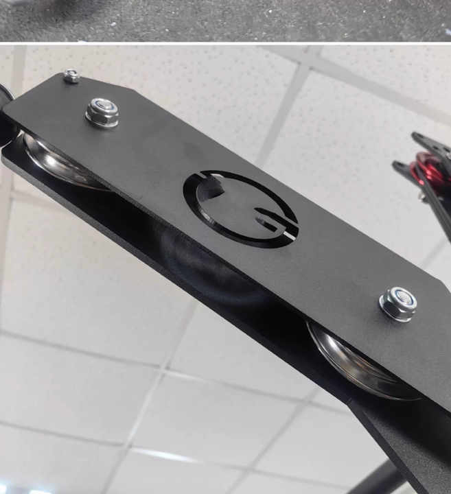 Wall Mount Pulley System for Fitness - Lat Pull down & Low Row Cable ...