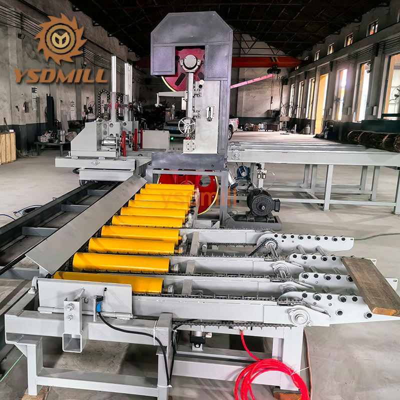 Automatic Sawmill Line Vertical Band Saw Machine with Log Carriage ...