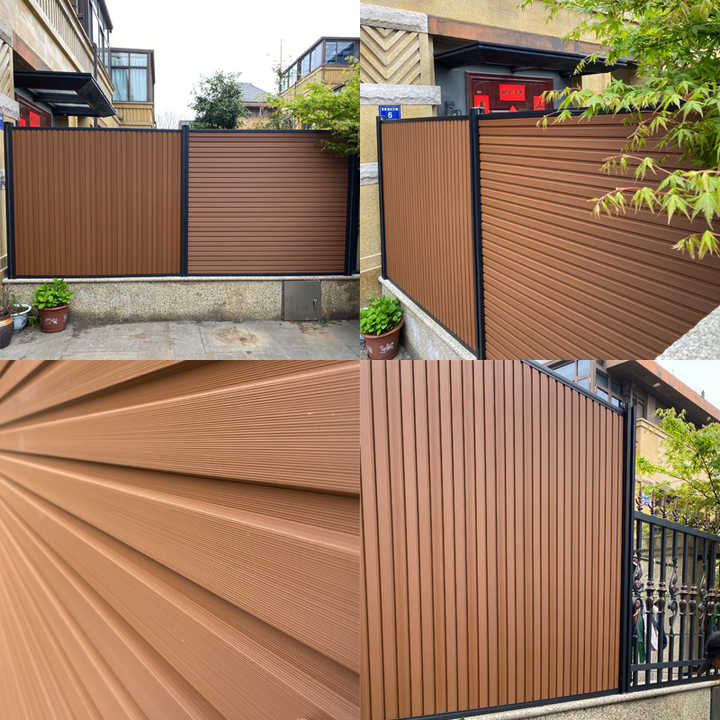 Modern Low-maintenance Privacy Outdoor Composite Fence Rot-proof ...