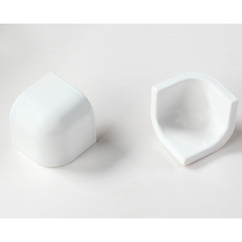 80x100mm Reception Desk Decor Cove Base Tile White Ceramic Trims - JLA ...