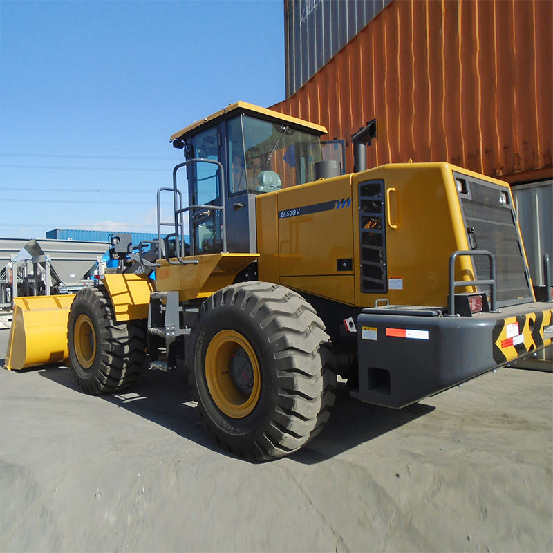 Famous China Brand New Wheel Loader 5 Ton Front Wheel Loader ZL50GV ...