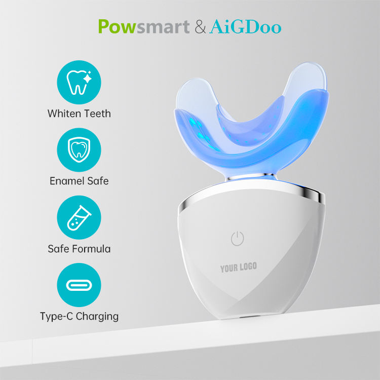 LED Teeth Whitening Device Blue and Red Therapy Home Use Dental ...
