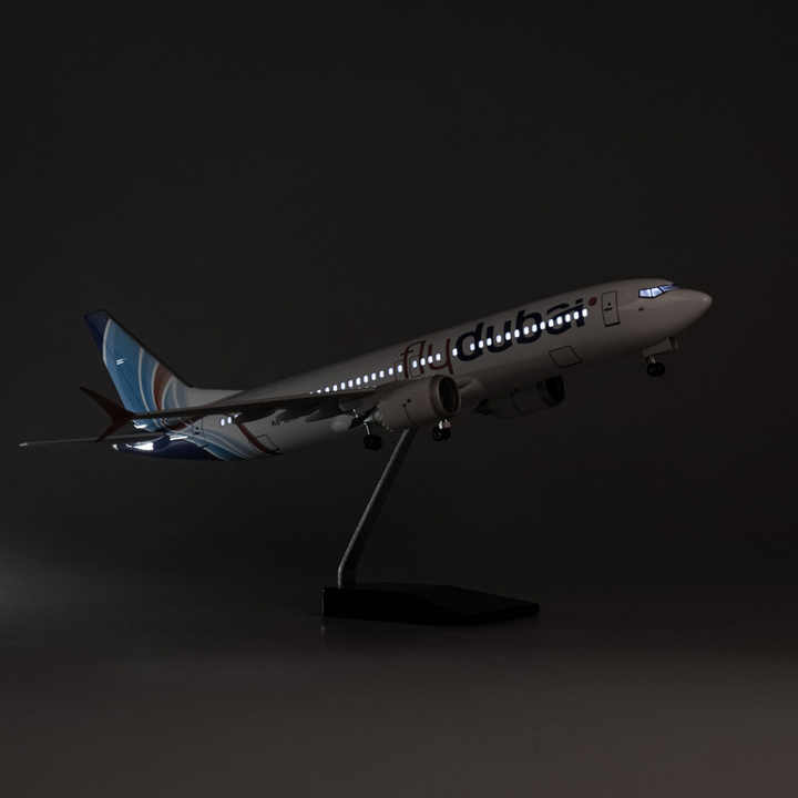 Gifts Promotional B737MAX B737 47cm Led Model Plane 1/85 Boeing 737 ...