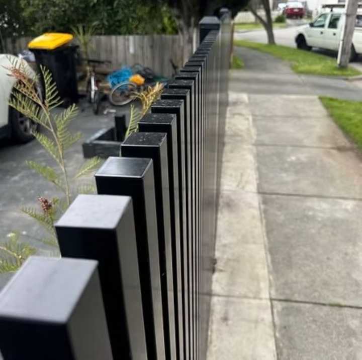 Commercial Courtyard Aluminum Fence Board with Powder Coating Iron ...