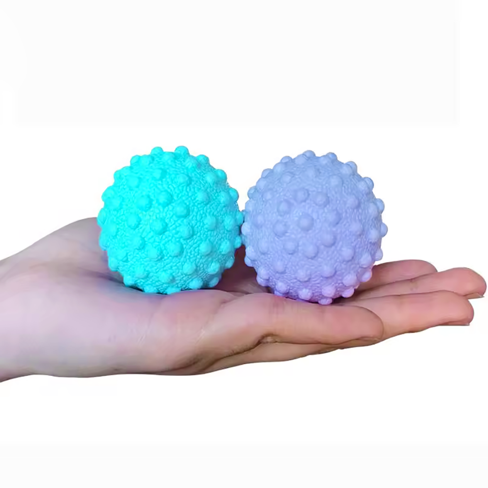 PVC Eco Friendly Muscle Physical Therapy Small Spiky Squeeze Kids Ball ...