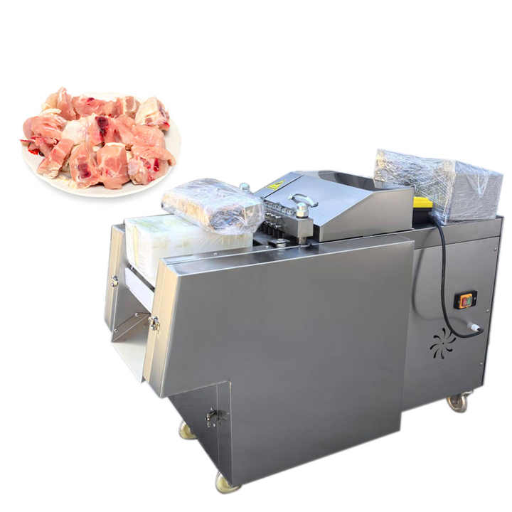Commercial Automatic Chicken Cutting Machine Meat Cube Processing ...