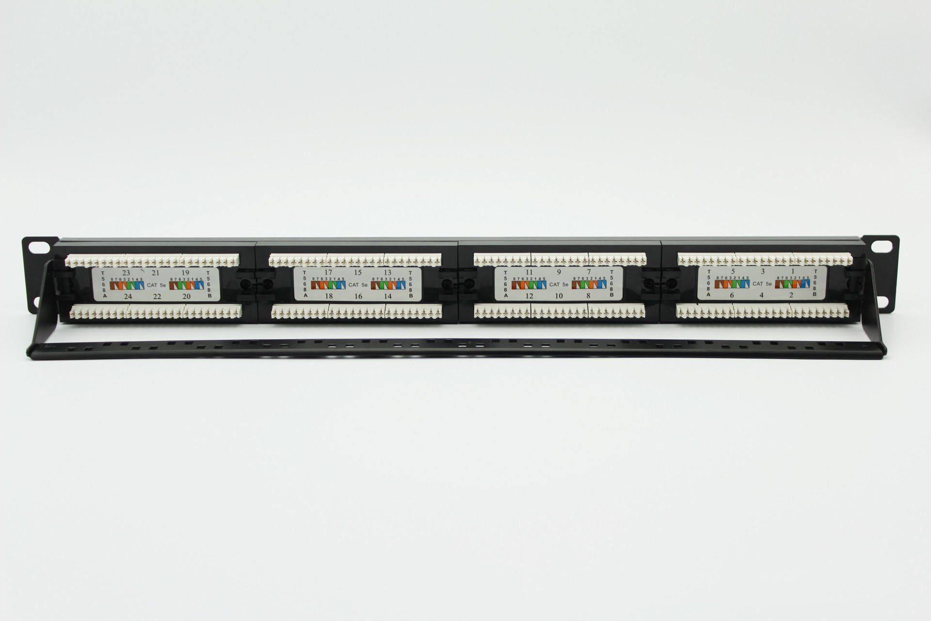 Factory Direct Supply Rack Mount OEM 18 Ports Cat5e Rj45 Patch Panel 24 ...