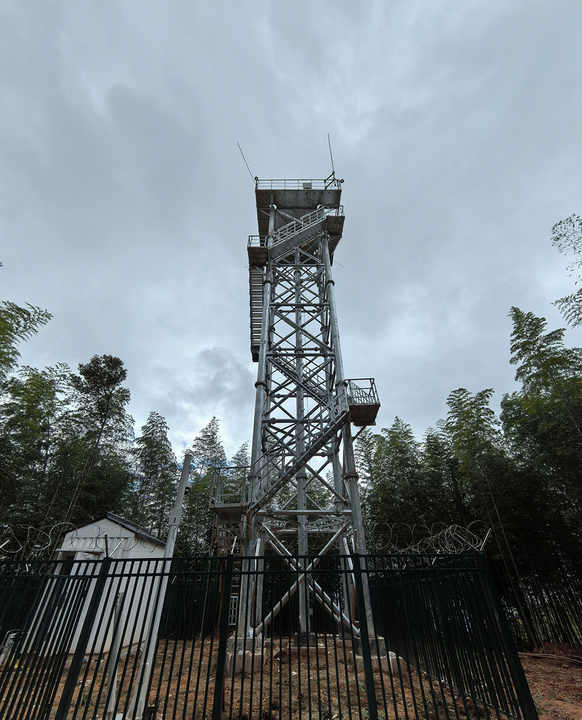 Telecommunication Accessory Prefabricated Steel Lookout Tower Guard ...