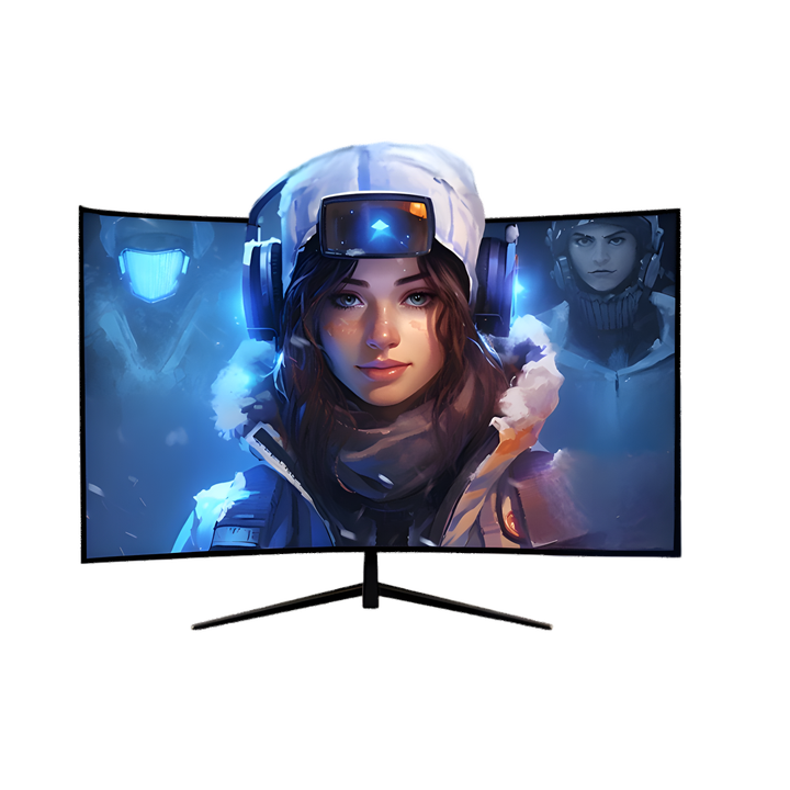 Flat Black 2025 27 Inch 2560*1440 Resolution 75Hz IPS Panel Borderless ...