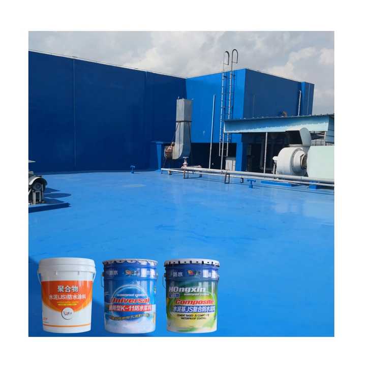 Waterproof Roof Coating Acrylic Liquid Waterproof Painting Cement Roof ...
