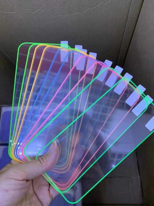 Customize Cell Phone Glass Night Lighting Full Glue Tempered Luminous ...