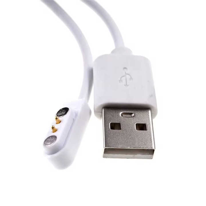 Wholesale 60cm PVC Smart Watch Charging Cable - 2 Pin Magnetic Charger Cord
