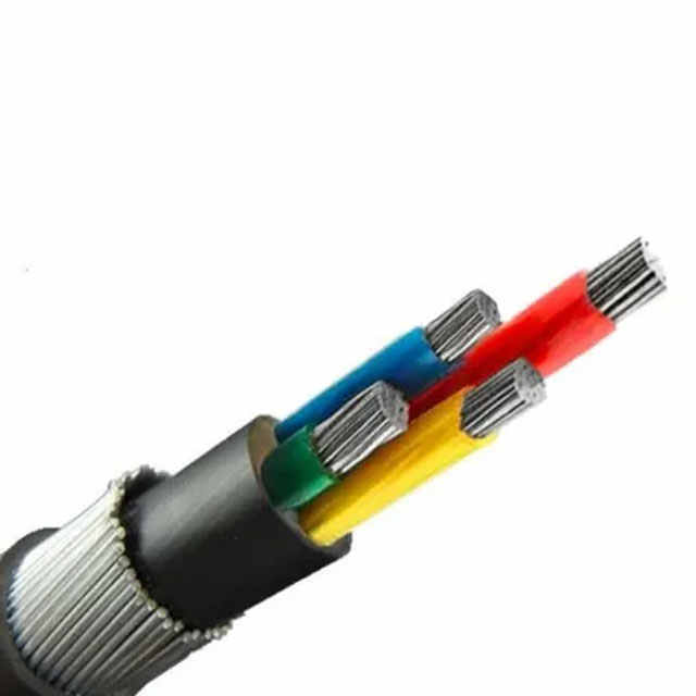 Customized 4 Core XLPE Insulation PVC Sheath SWA Armoured Power Cable ...