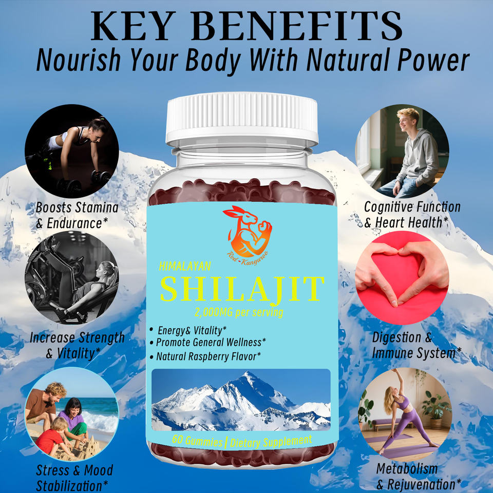 Private Label Himalayan Shilajit Gummies with Turmeric and Ginseng ...