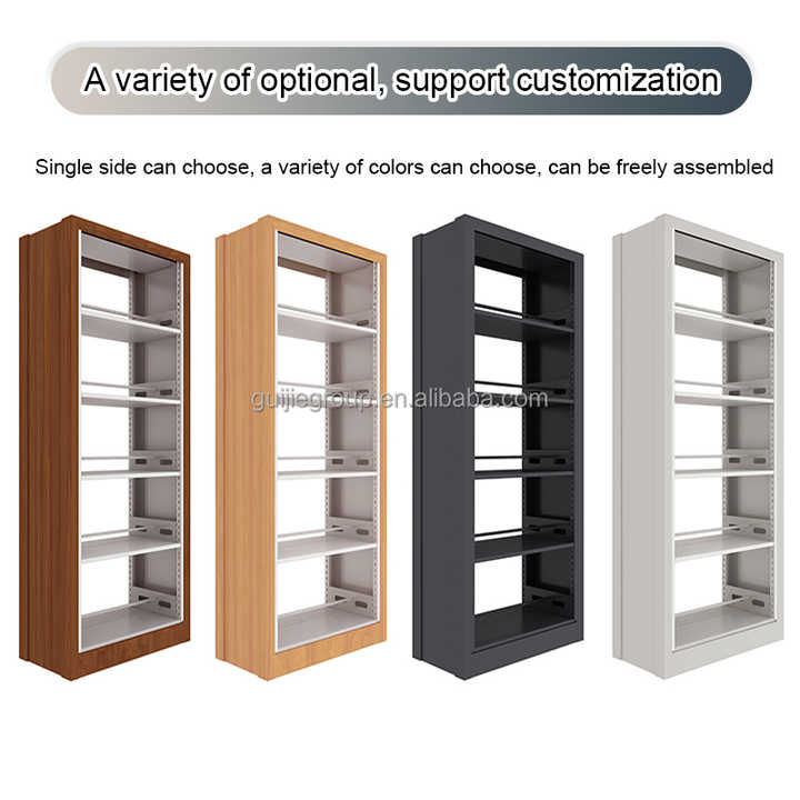 Steel Bookshelf in Custom Bookshelf Modern Library Furniture Commercial ...