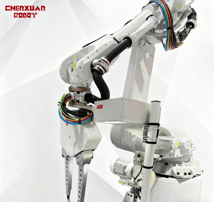 High Payload ABB Spot Welding Robot Cell with Servo Gun and MFDC ...