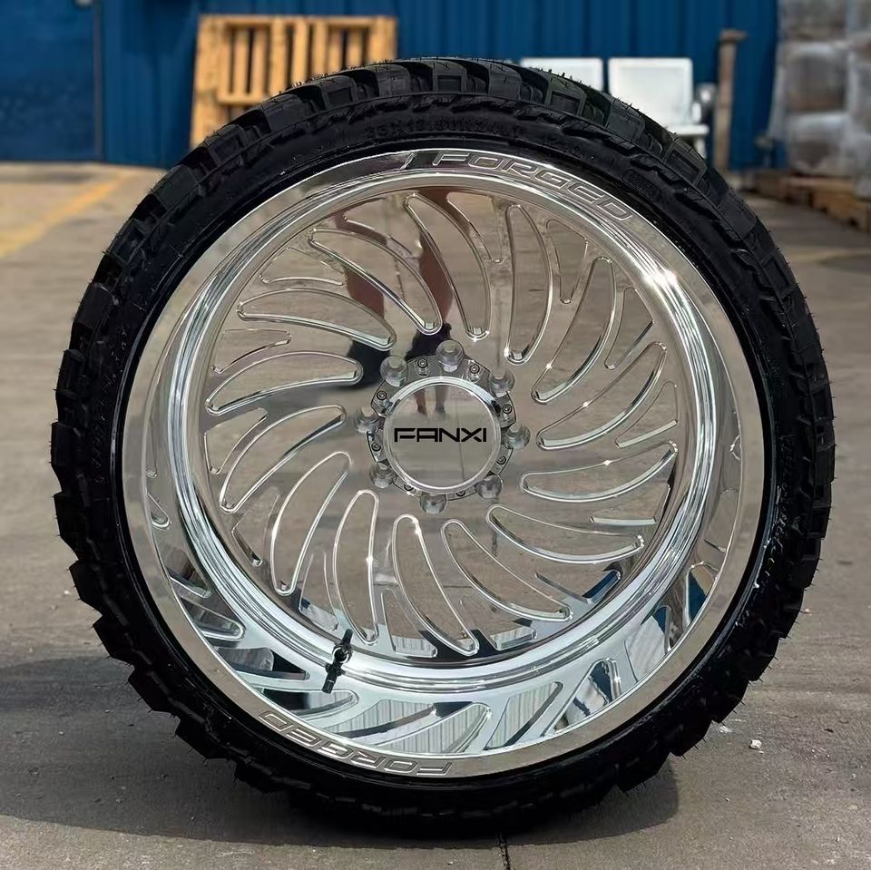 FANXI Deep Concave Rims 28 Inch Forged Flat Face Chrome Aftermarket ...