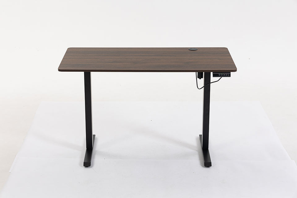 Height Adjustable Electric Standing Office Table Workstation People ...