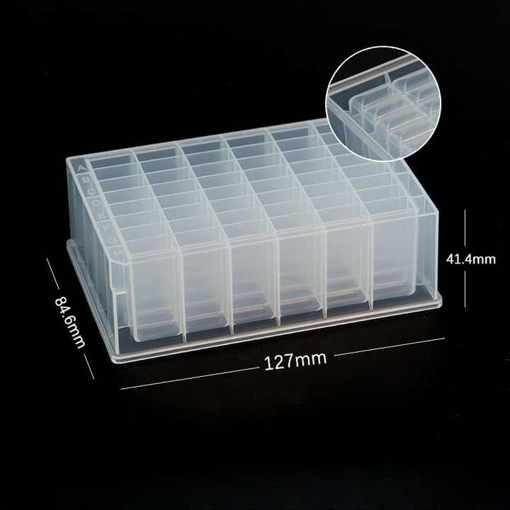 High Quality PP 24 48 96 384 Well Deep Well Plate V or U Bottom ...