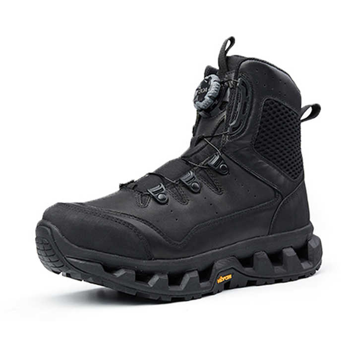 Fast Lacing Boa System Combat Boots Genuine Leather Shoes Tactical ...