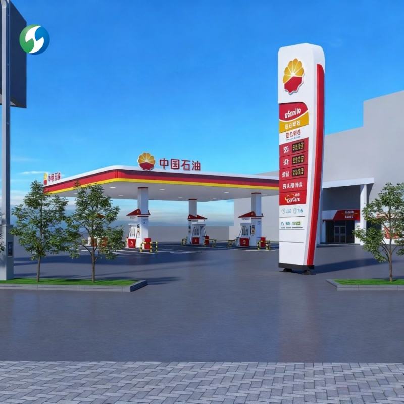 Gas Station Petrol Price LED Display Board LED Price Board Gas Station ...