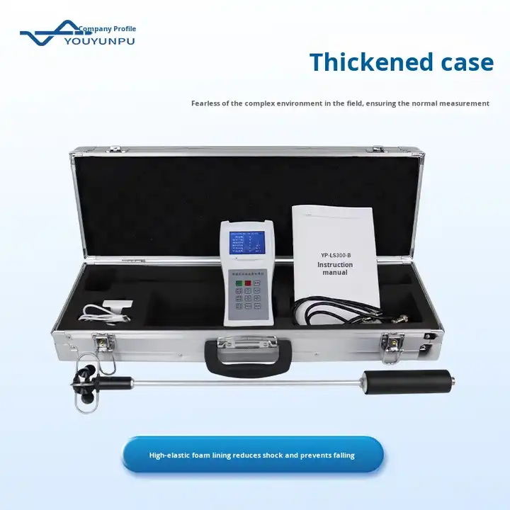 Portable Handheld Doppler Water Flow Velocity Meter with ABS Material ...