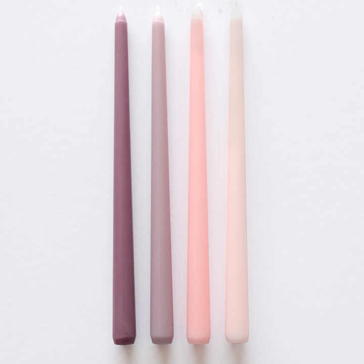 Multi Color Long Candles Home Decoration Long Lasting Burning Design ...