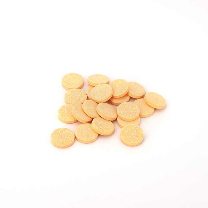White Round Pill with B on It - Vitamin B Complex Tablets