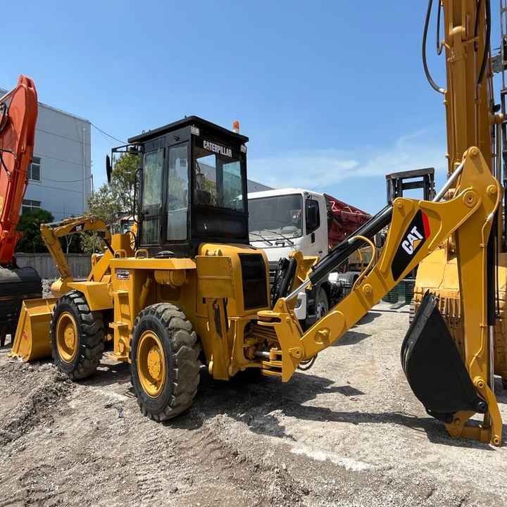 Well-Maintained Used Caterpillar 416E Backhoe Loader 2000 Hours No Accidents Faults Engine Ready ...