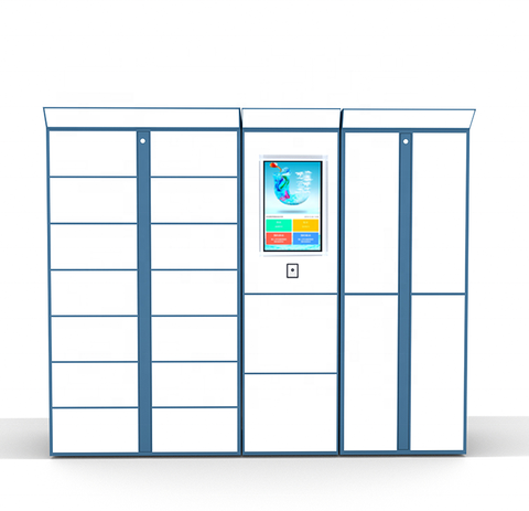 7/24 hours metal waterproof airport smart parcel locker Credit card ...