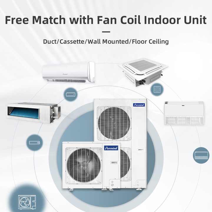 Gree VRV VRF System Climatiseur Match with Duct Cassette Wall Mounted ...